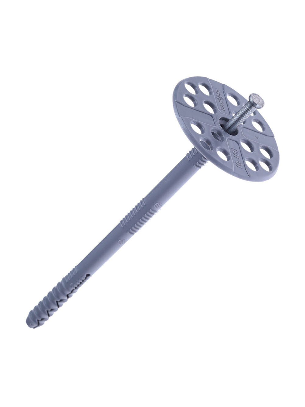 Дюбель для теплоизоляции 10х160 мм металлический гвоздь (30 шт.)