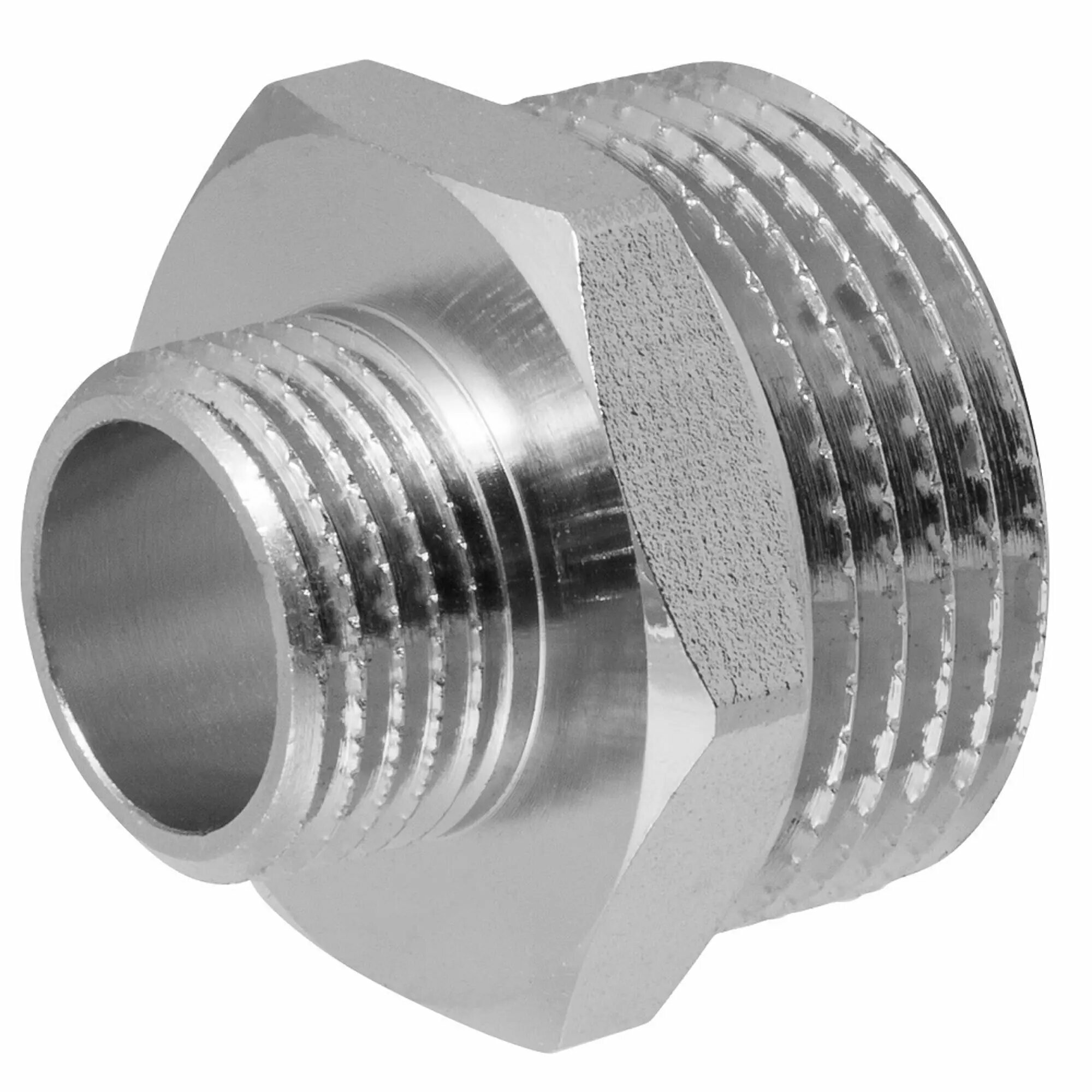 Ниппель-переходник 1/2 дюйма для водоснабжения сантехники с резьбой наружной и внутренней