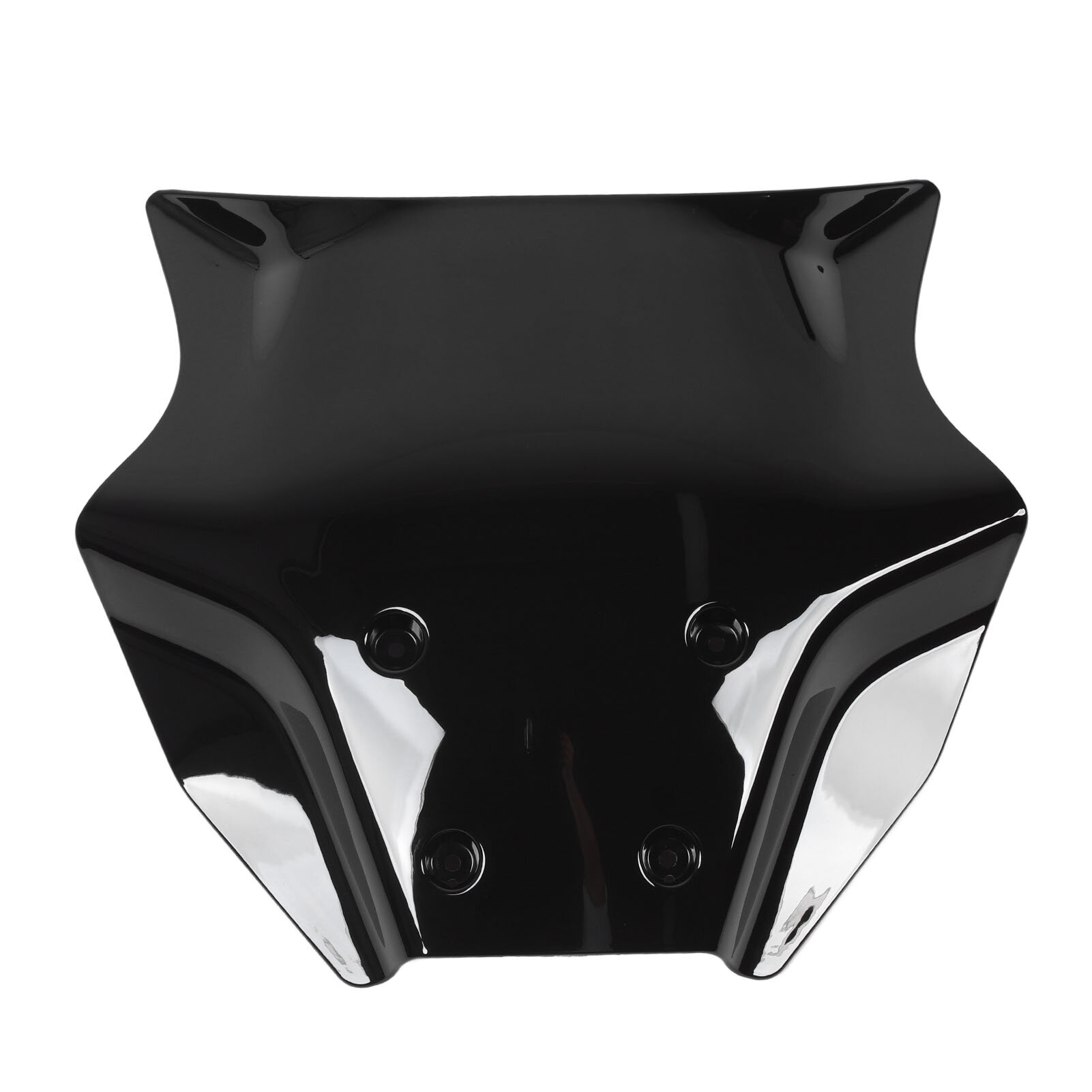 Мотоциклевое ветровое стекло Улучшенное аэродинамическое снижение шума защитное ветровое отверстие ветровое стекло для MT -09 SP 2024 Black