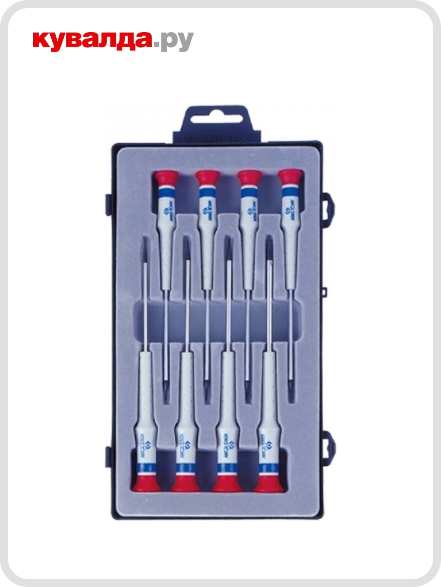Набор отверток прецизионных KING TONY 32118MR 8 предметов