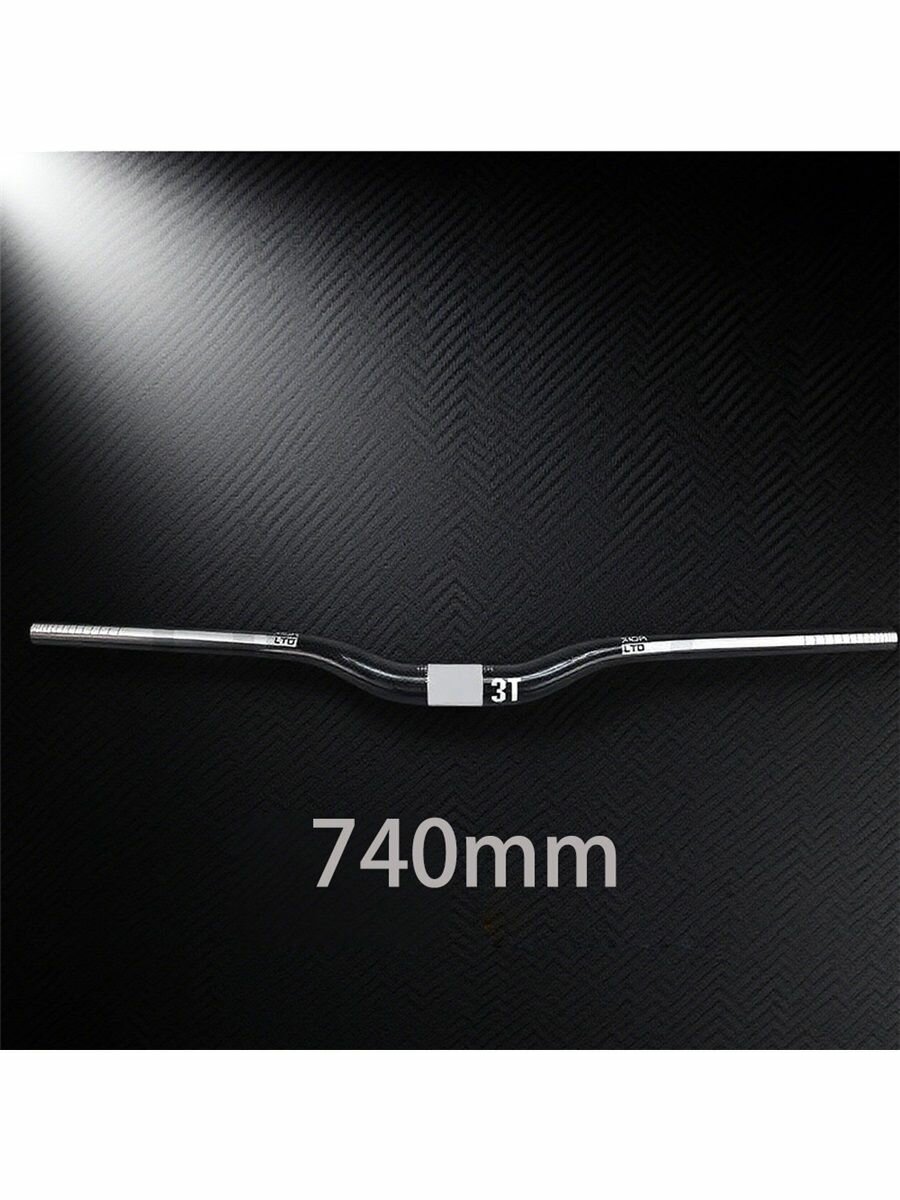 3T руль MTB Высококачественный знаменитый карбоновый , плоский или подъемный, 31,8x700 720 740 мм