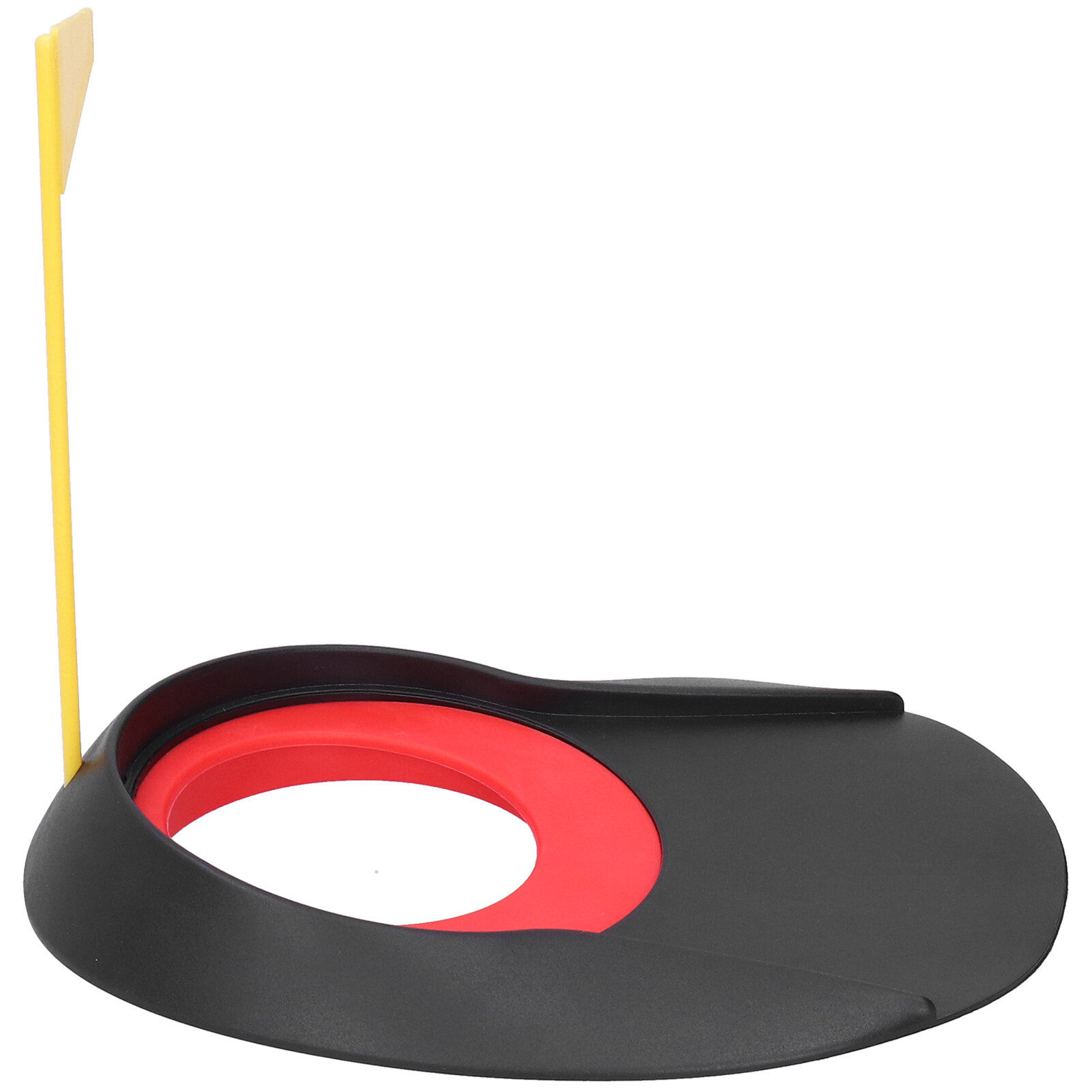 Тренировочная лунка для гольфа с флажком, аксессуар для отработки удара, компактное приспособление для игры дома и в офисе