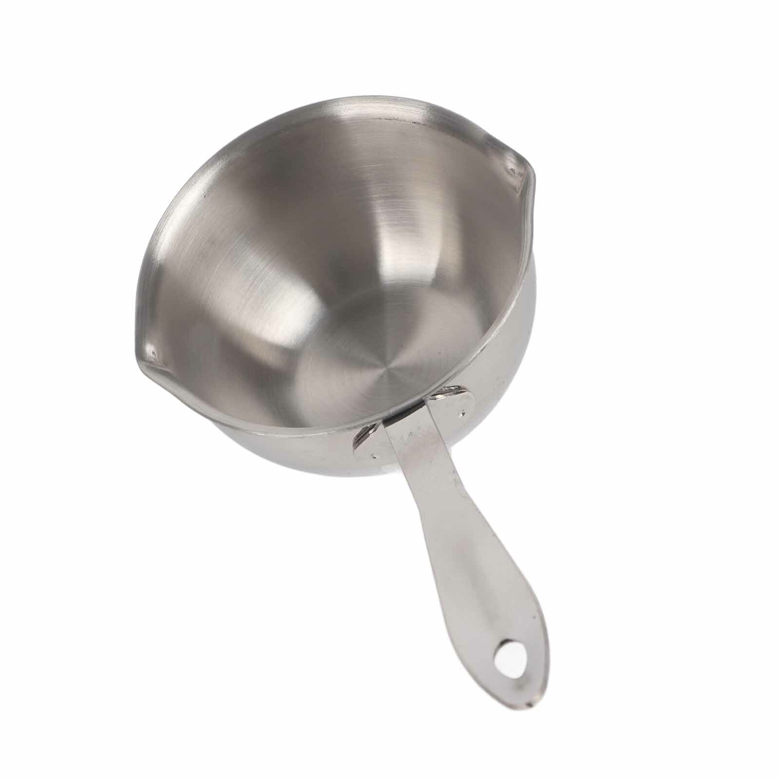 Горшок с подогревом масла, универсальная кастрюля с плоским индукционным дном из нержавеющей стали, мини-кастрюля для масла, горшок для молока, маленькая кастрюля 150 мл