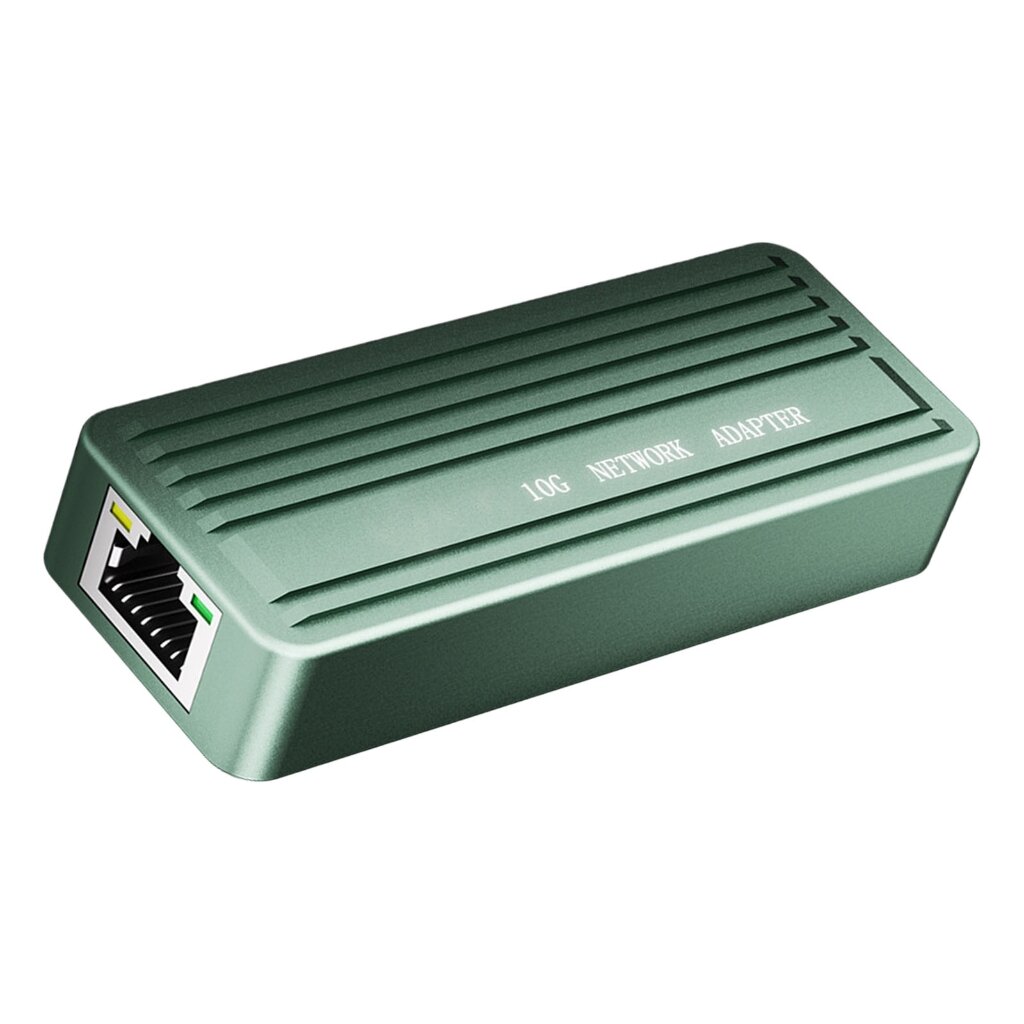 Высокоскоростной гигабитный преобразователь typec 10 gigabit rj45 10000M проводной-10 гигабит