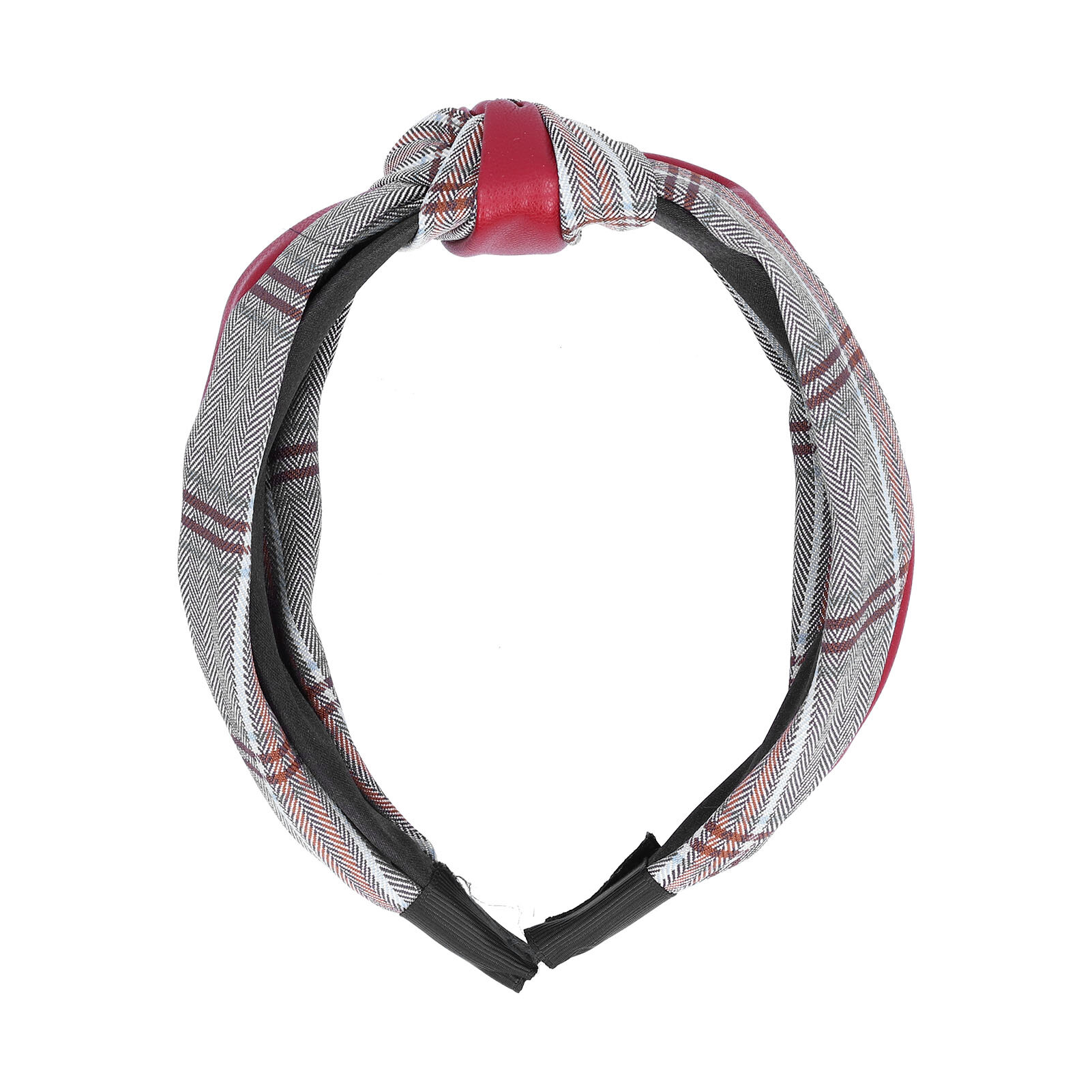 Повязка на голову Ретростиль с бантом для умывания, аксессуар для волос, виннокрасный цвет