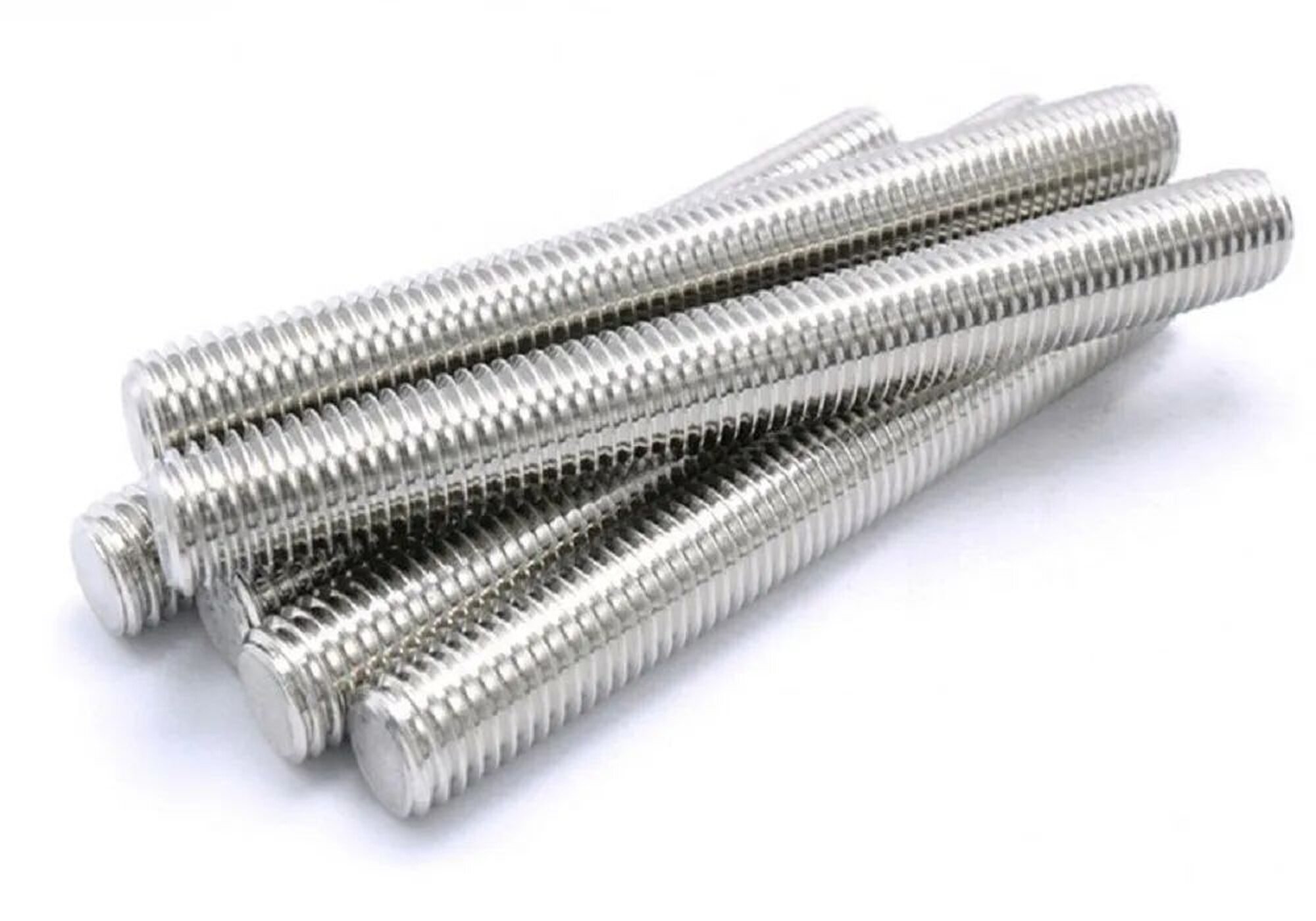 Шпилька резьбовая Шпунтик, DIN 975, М6х1000мм, 5 штук в упаковке