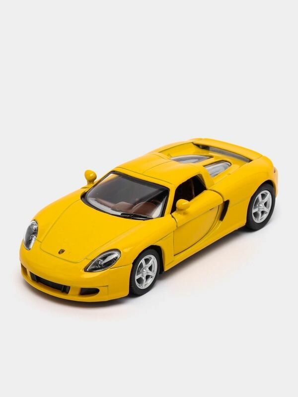 Модель машины KINSMART Porsche Carrera GT yellow