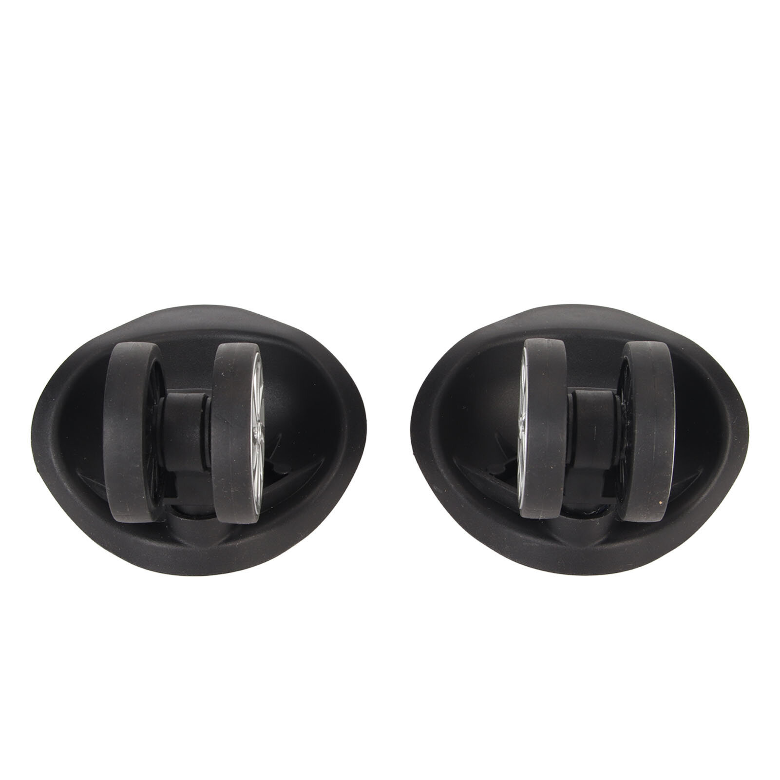 2 шт. колеса для багажа, вращающиеся на 360 градусов, запираемые, тихие, противоизносные, из полипропилена, ПЭТ, чемодан, ролик с винтами для замены