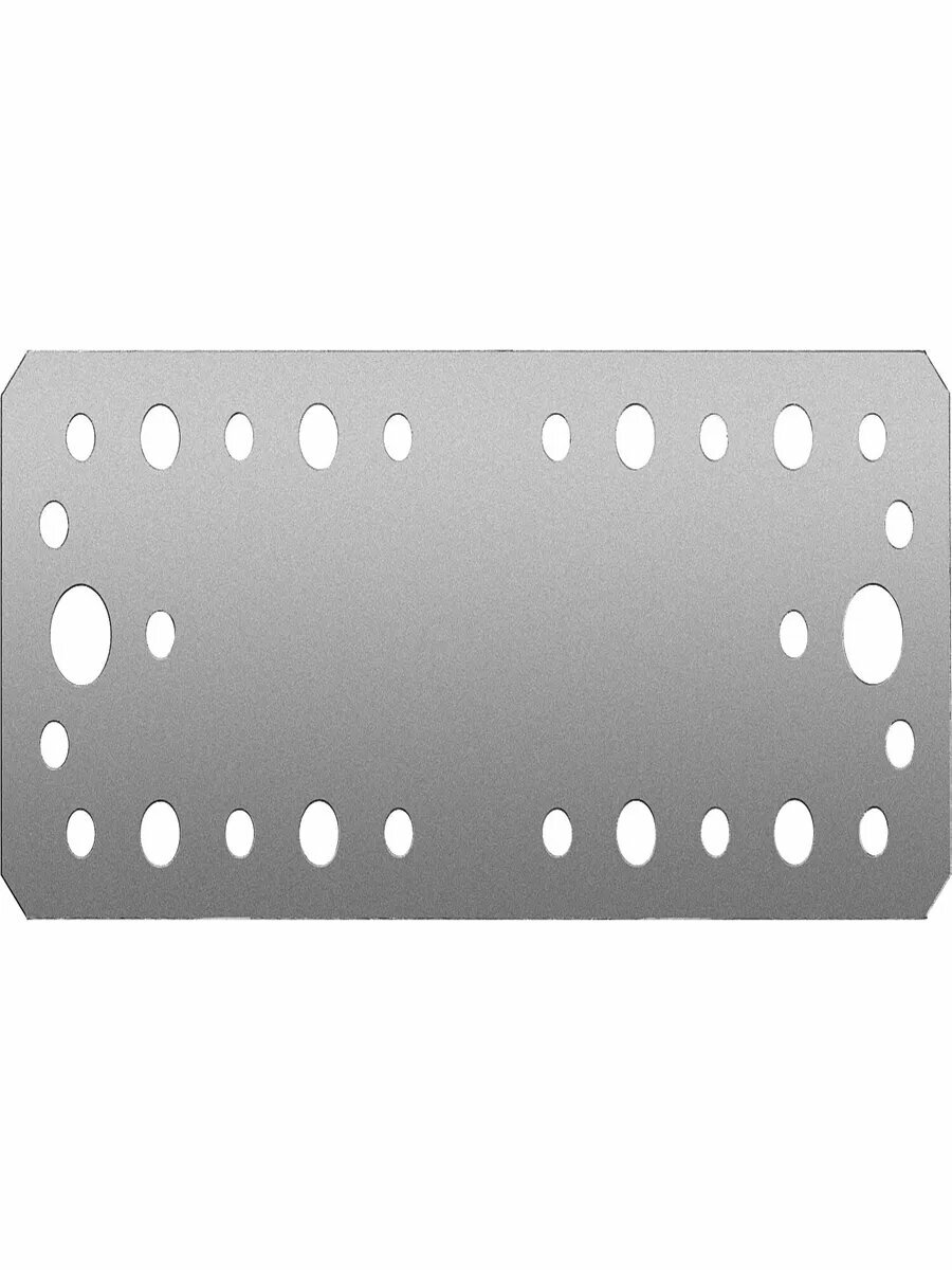 КП-2.5, 180 x 65 x 2.5 мм, цинк, крепежная пластина