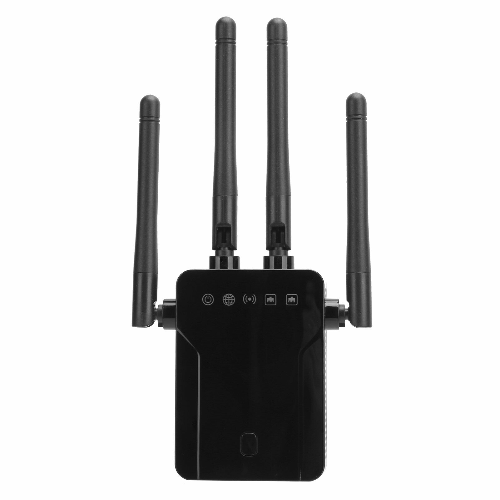 Беспроводной ретранслятор Black Dual -полоса Wi -Fi Signal Setwork Усилитель расширения сети