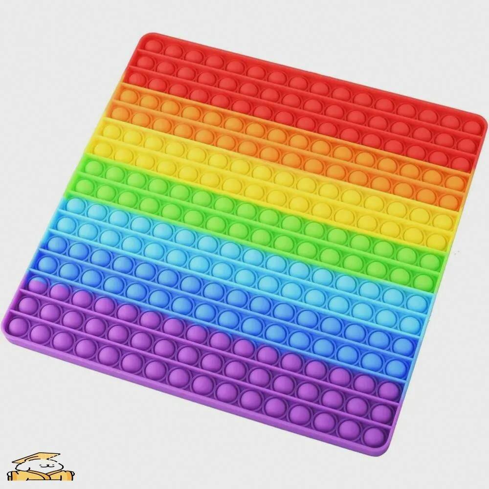 Игрушка-антистресс Pop it, ПОП ИТ, Вечная пупырка, Квадрат 30 см