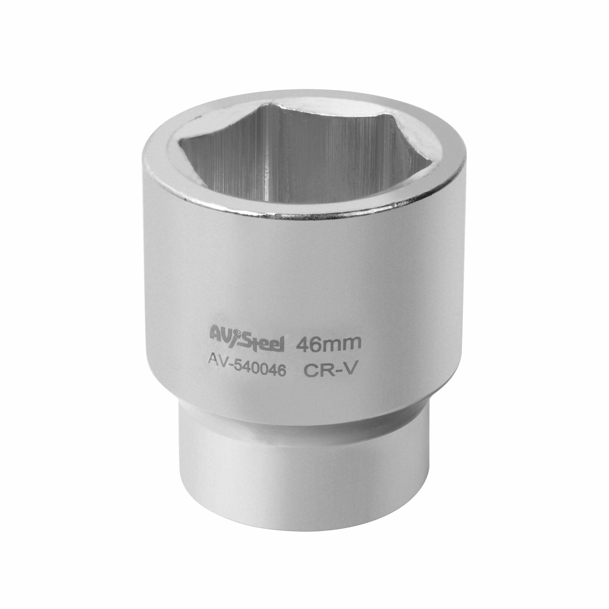 Головка 1" шестигранная 46мм "AV Steel"