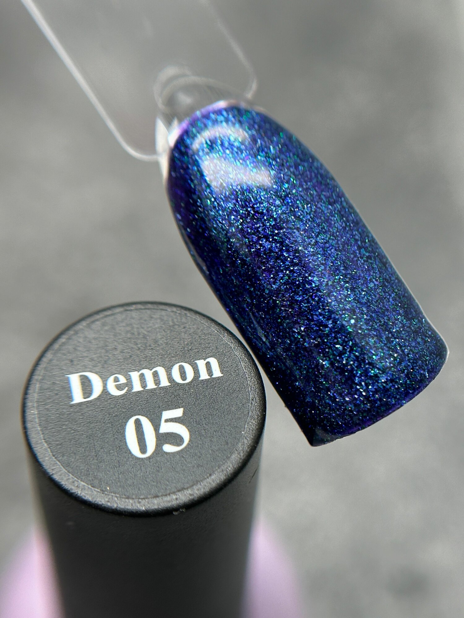 Гель-лак с шиммером Demon 05 SOLAlove, 10мл