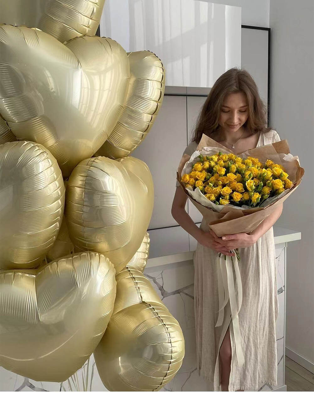 Рождественские воздушные шары из фольги, детские игрушки, старик, снеговик, пряничный человечек, 5 шт.