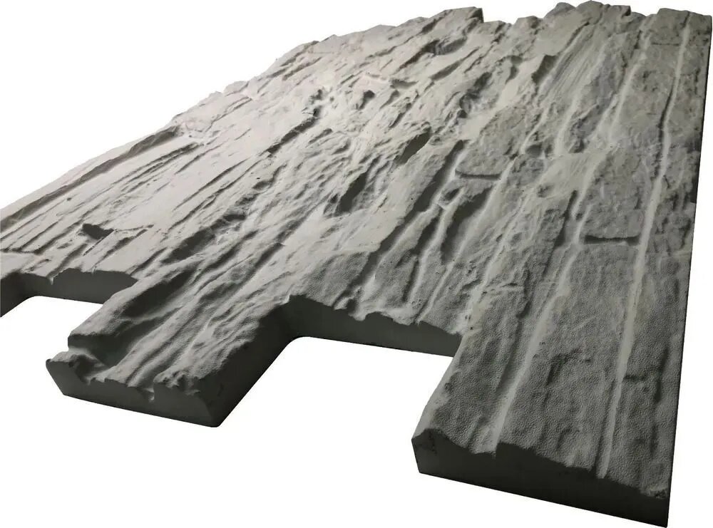 Фиброцементная фасадная панель Wiberlex "Скалистая гора"