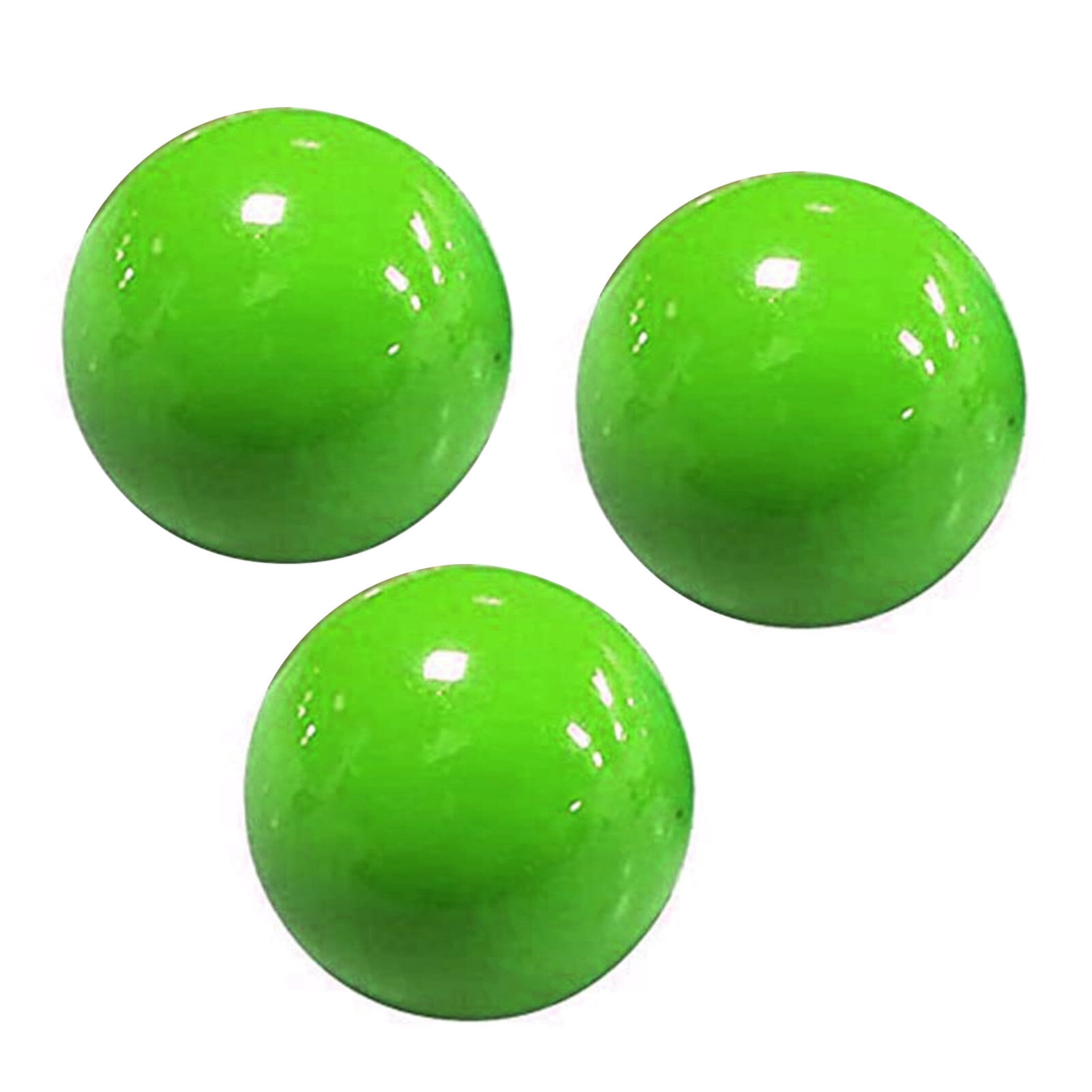 3Pcs Stick Wall Balls Sticky Ceiling Ball Target Ball Anti-stress Decompression Toy, Material TPR, Color Green Blue Red optional, Item Diameter 45mm 1.77in, Quantity 3Pcs, Package Weight 54g 1.9ounces, Package Size 100*100*50mm 3.94*3.94*1.97in