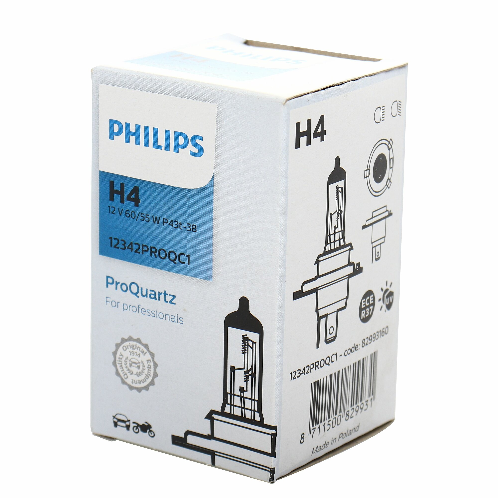 Автолампа H4 60/55W P43t-38 ProQ 12V