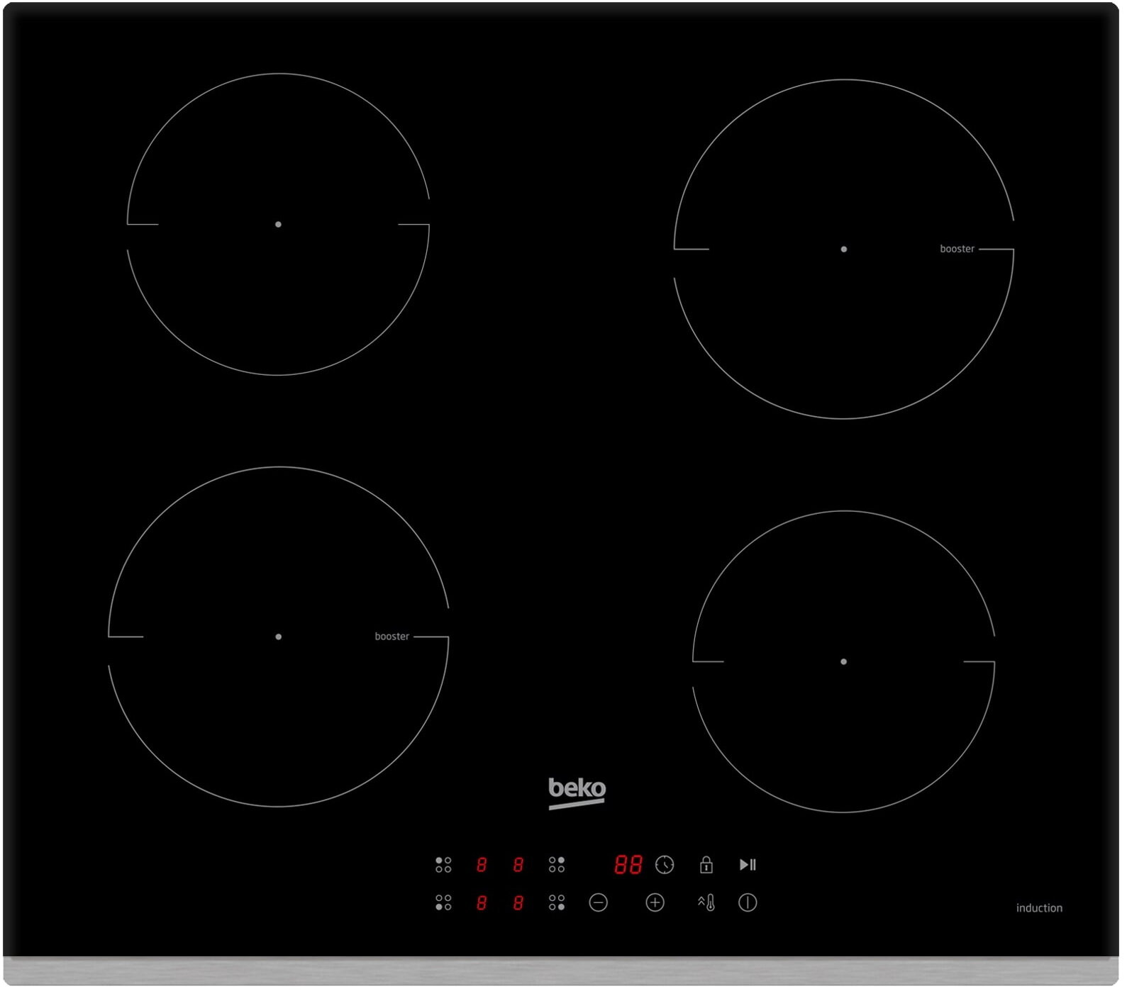 Электрическая варочная панель Beko HII 64400 TXO черная