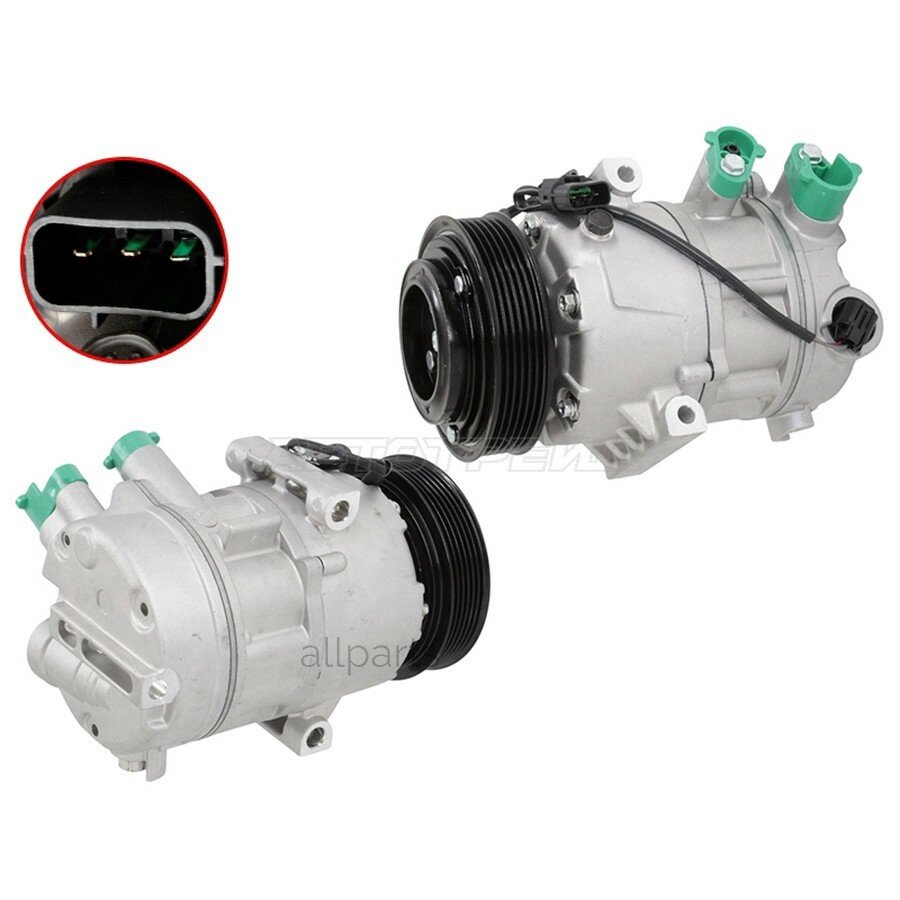 SAT ST-245-0065 Компрессор кондиционера Hyundai Tucson 18-21 / Kia Sportage 18-22
