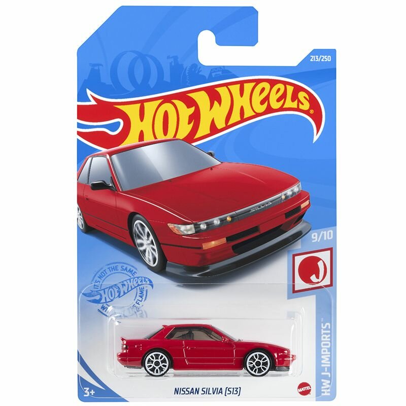 Машинка Mattel Hot Wheels 2021 C4982 Nissan Silvia S13 Red