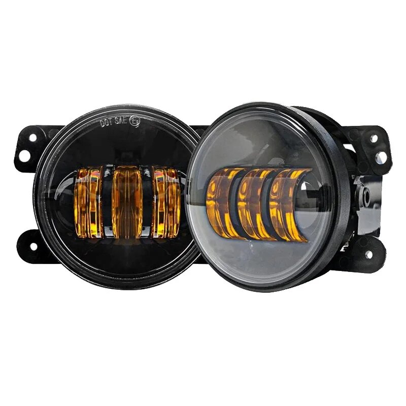 Желтые 4-дюймовые LED противотуманные фары (2шт)