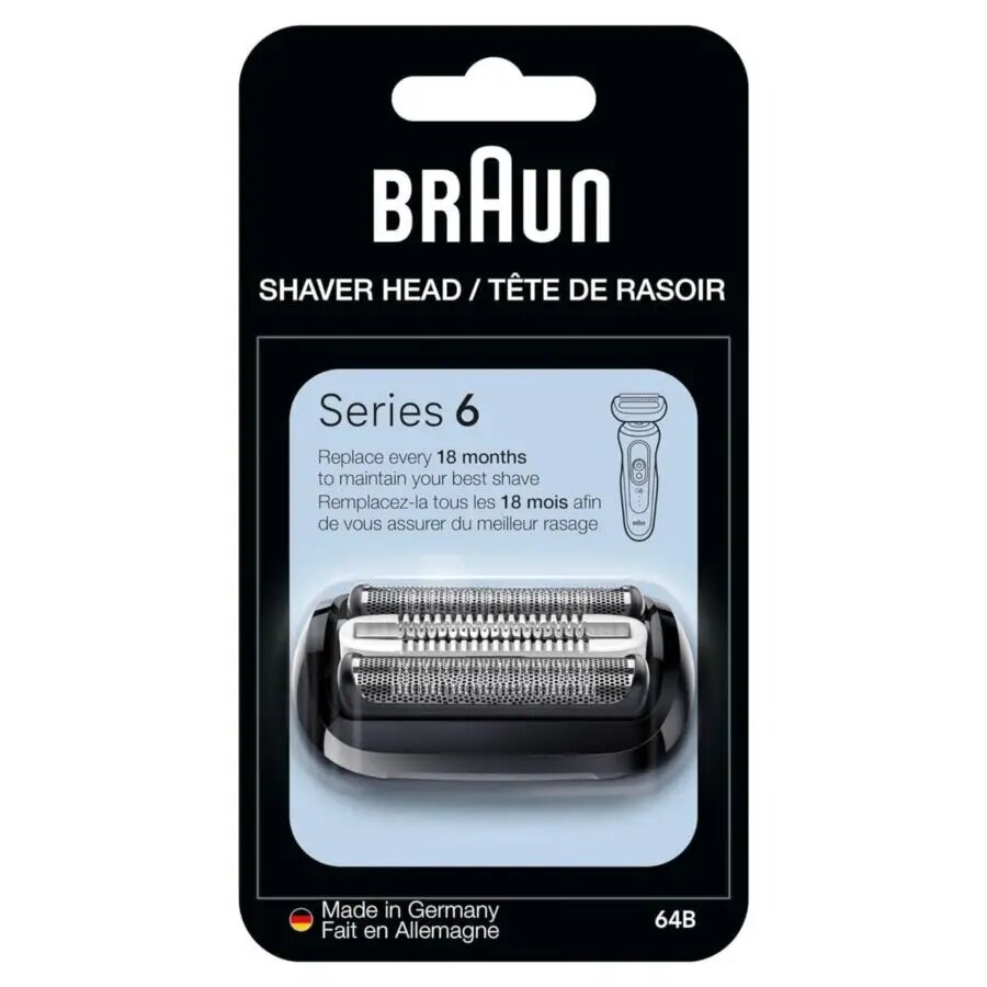 Сменная головка для бритвы Braun 64B