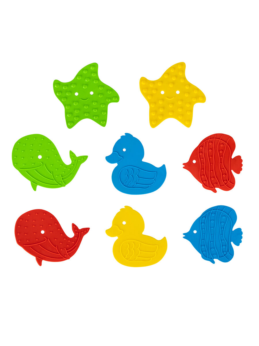 Fancy Набор игрушек для ванной Мини-коврики МАТS08 с 6 месяцев