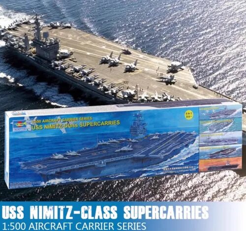 TRUMPETER 05201 1/500 USS NIMITZ-CLASS суперкэрри 5 In 1 сборная модель корабля