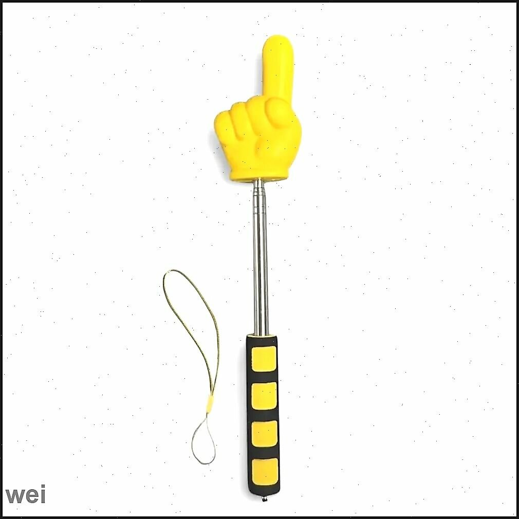 Указка с мягким пальцем телескопическая большая/ Пикми палочка указка