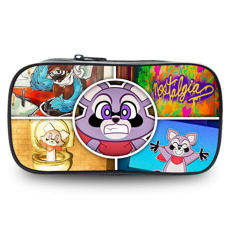 Сумка для карандашей casual style indigo park pencil bag, универсальная, оксфорд, индиго, размер 17