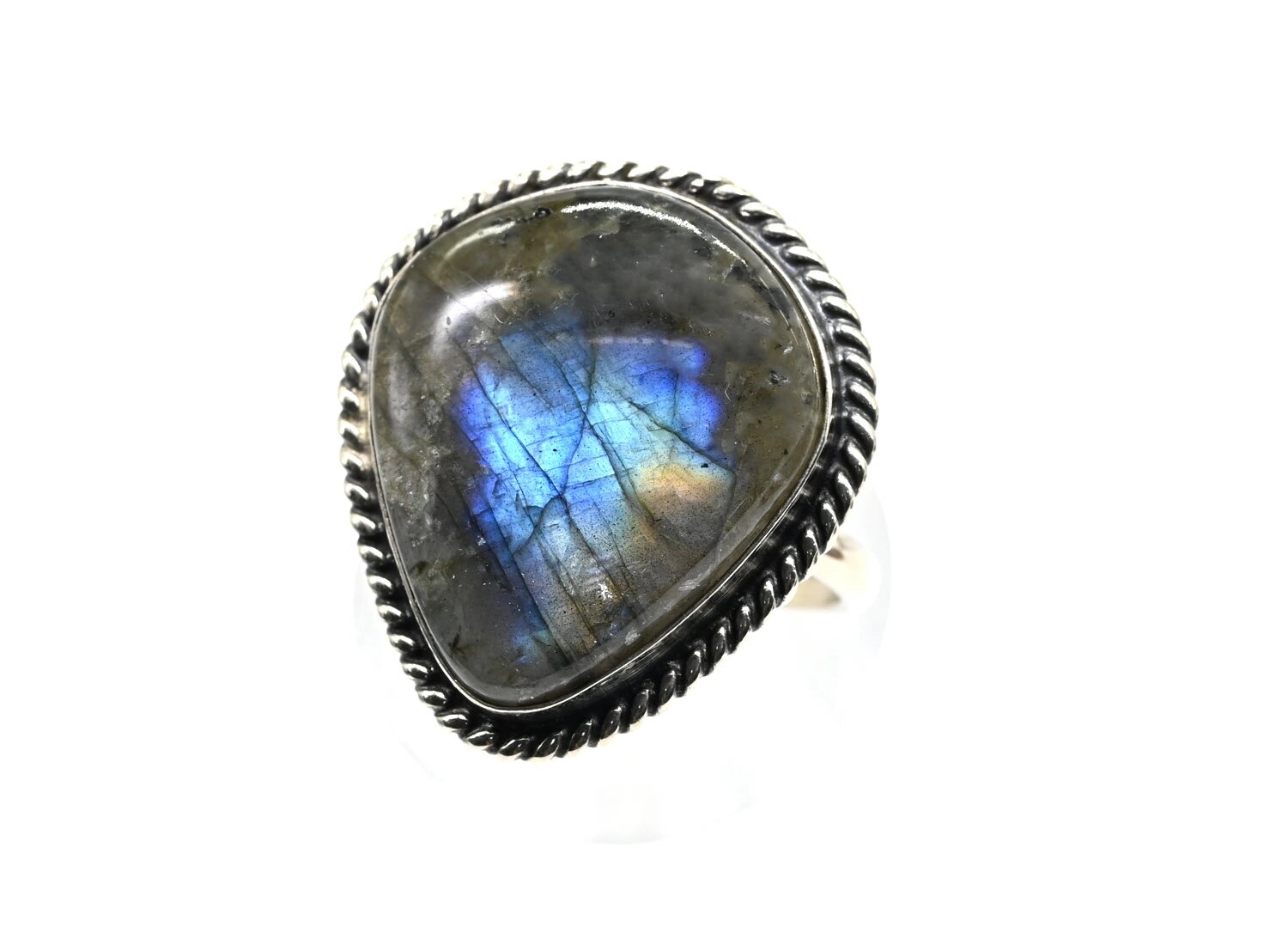 Кольцо, лабрадорит