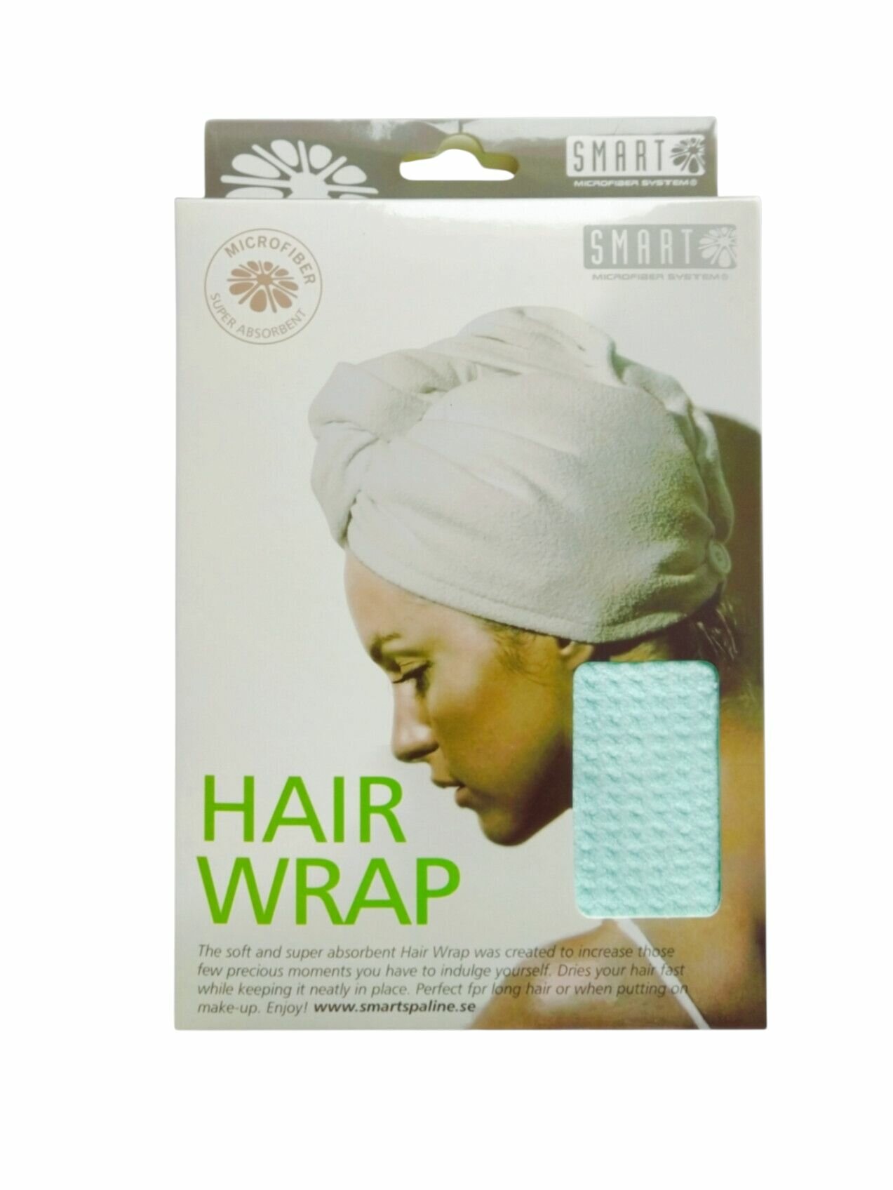 Тюрбан Smart, для быстрой и комфортной сушки волос (вафельный), подходит для всех типов волос