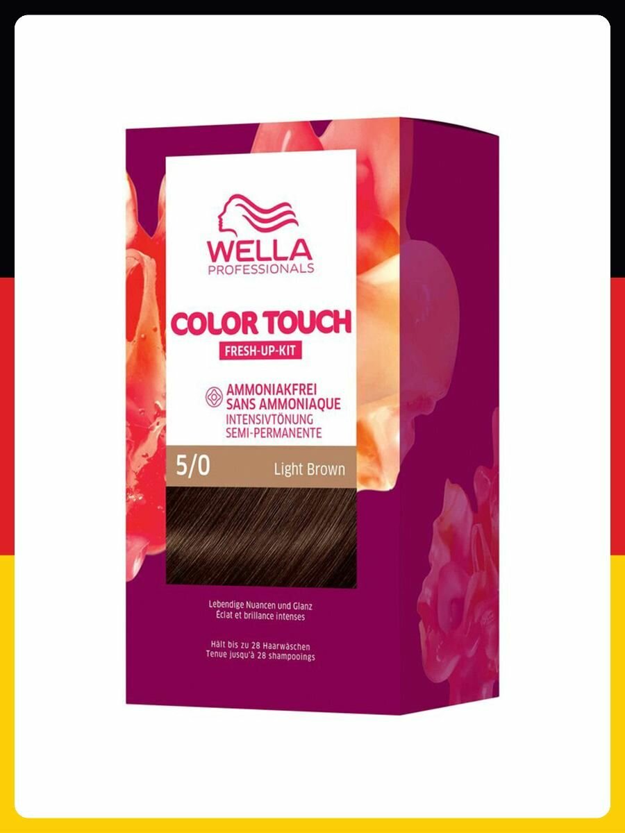 Краска для волос Color Touch Fresh-Up 5/0, светло-коричневый