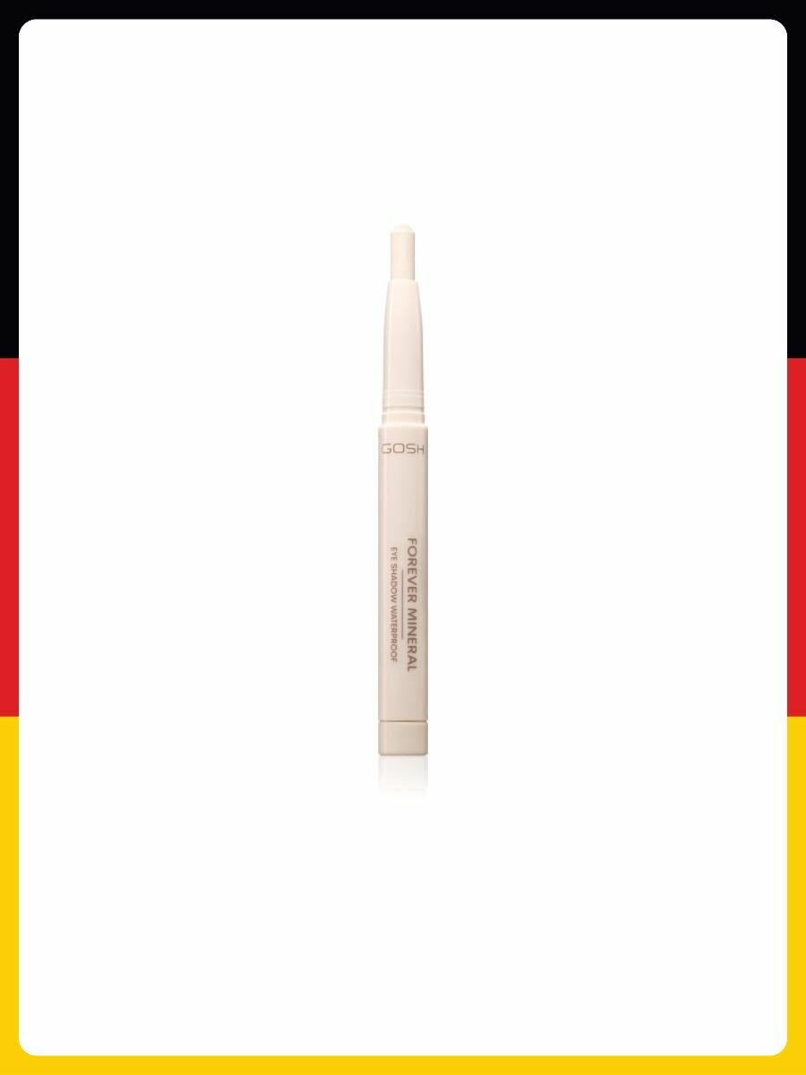 Тени для век Gosh Forever Mineral Shimmer Eyeshadow with Glitter in a Stick 001 Pearly White, 1,4 г