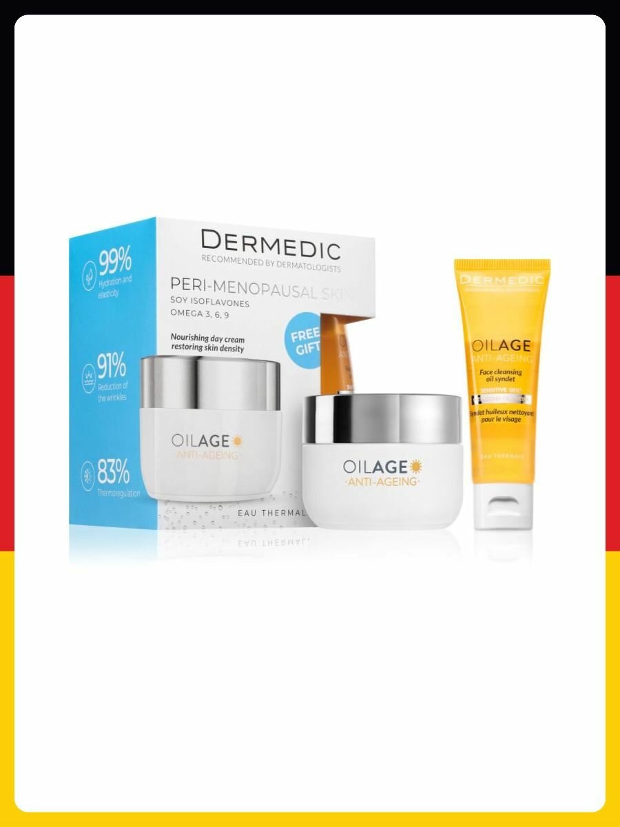 Набор уходовой косметики Dermedic Oilage Anti-Aging Set against skin aging