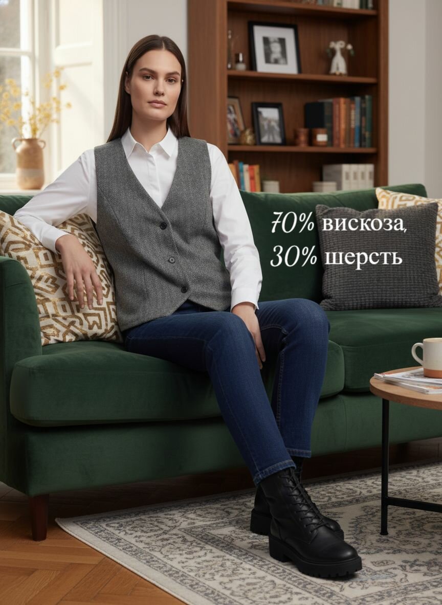 Жилет Осень-зима 2025