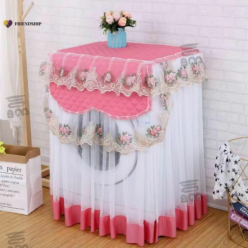 Кружевной пылезащитный чехол для стиральной машины 60*60*85см, WTFTHY1766, синий