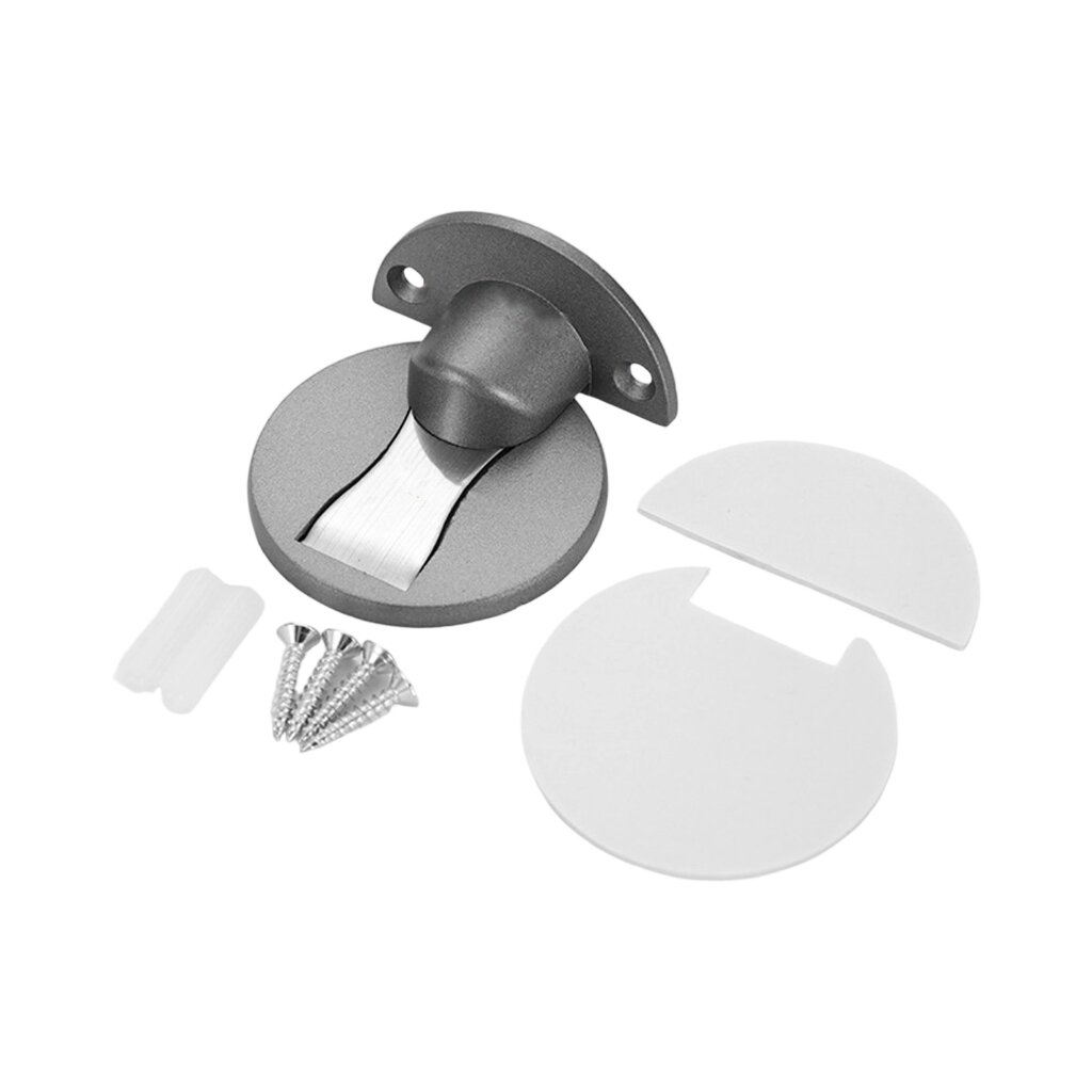 Дверные Стопоры с Регулируемой Высотой Бесшумный Буфер, Ветроустойчивый Прочный Дверной Держатель