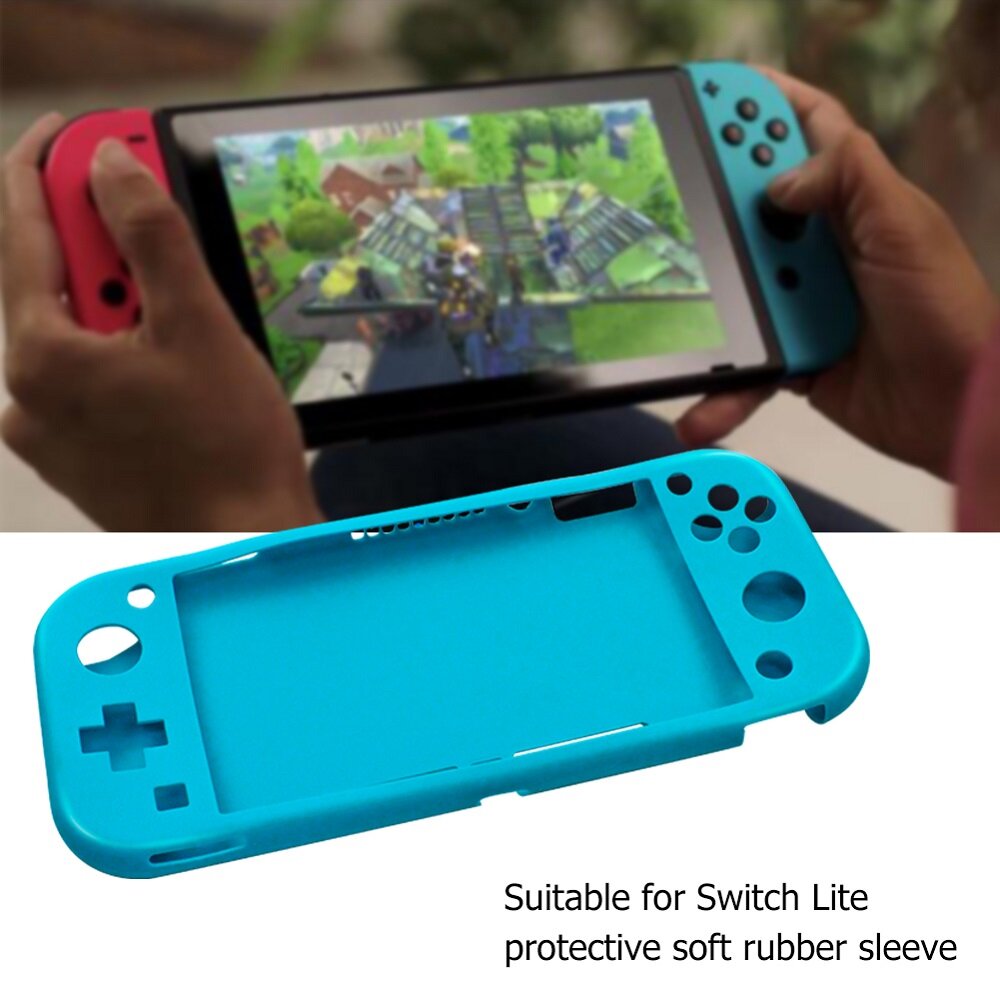 Силиконовый защитный чехол Soft Grip для NS Lite 2019 бирюзовый