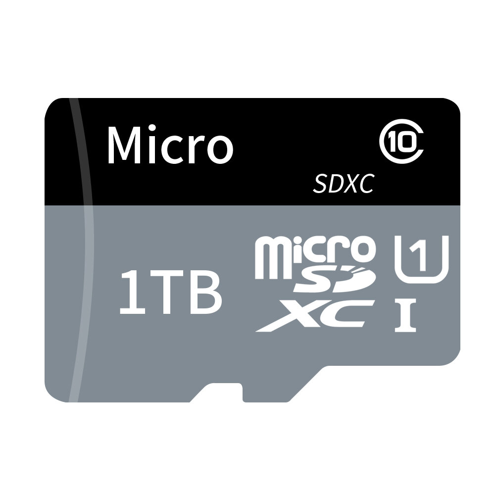 TF Card Micro SD Card 1TB U1 Class 10 Память для мобильного телефона Камера Dashcam Монитор 16GB 32GB 64GB 128GB 256GB 512GB 1TB Скорость чтения 10MB/s 10-20MB/s Скорость записи 5-6MB/s 10-15MB/s Размер 1.5*1.1*0.1cm