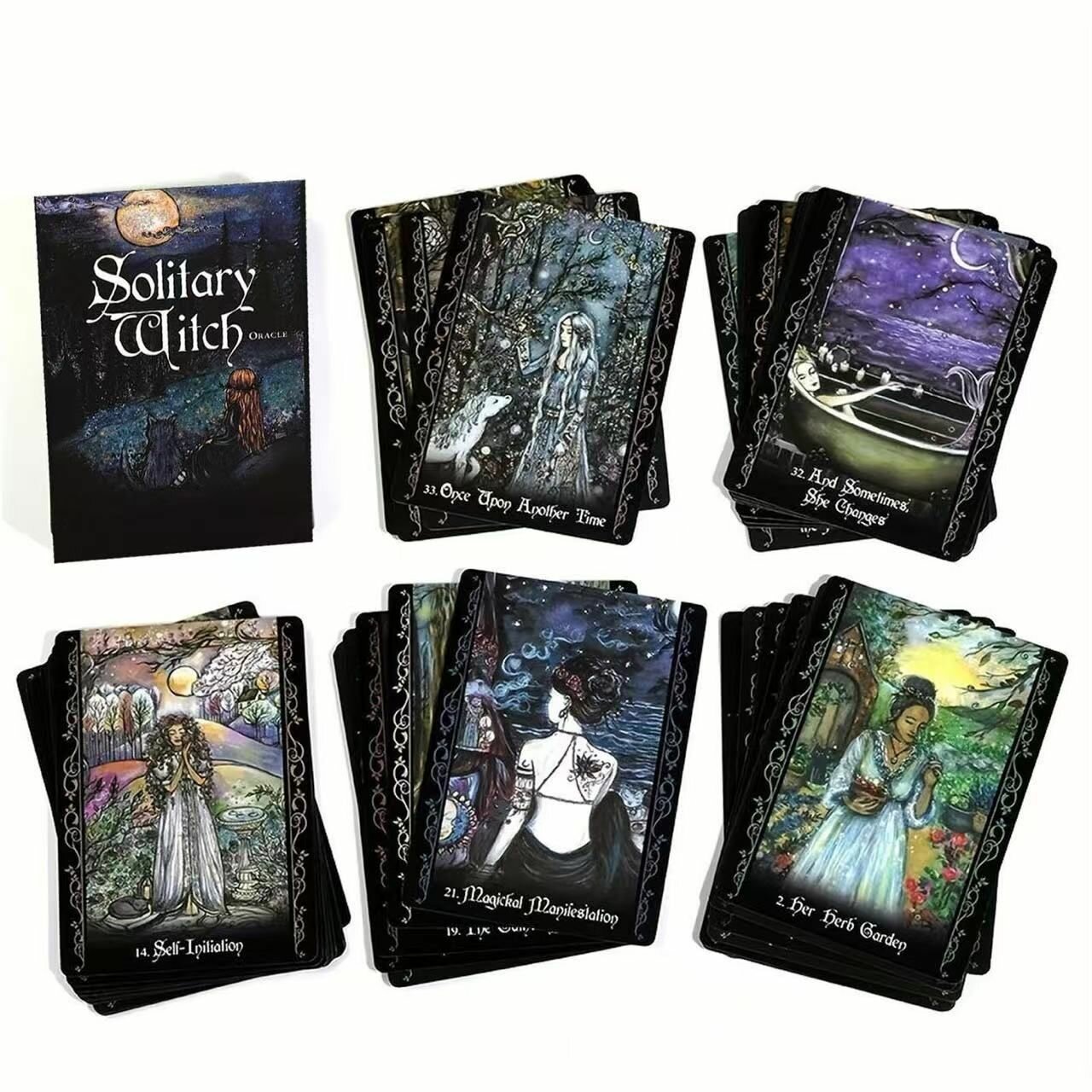 The Solitary Witch Oracle/Карта оракула Одинокой богини/10x6CM/78шт