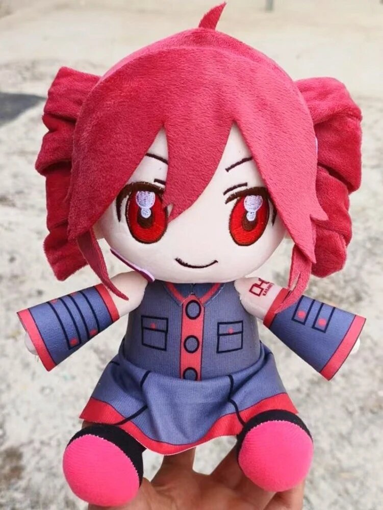 Kasane Teto плюшевая игрушка 20 см Красный, 20cm Sitting