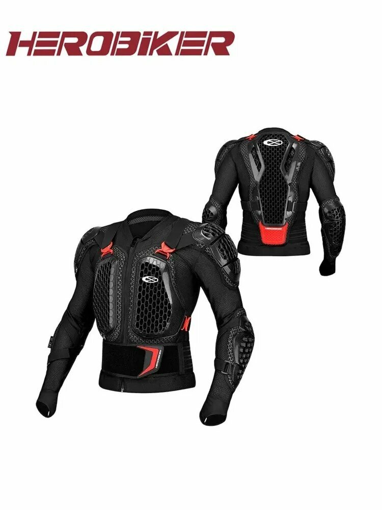 Herobiker Защита спины, размер: XL, цвет: красный
