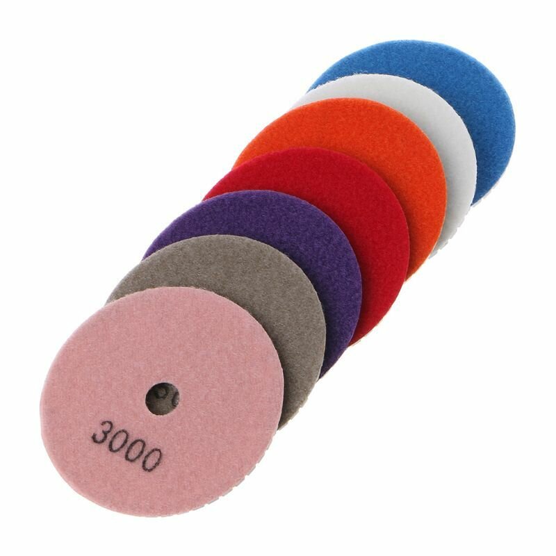 1 набор из 7 частей, 4-дюймовая алмазная водяная шлифовальная машина