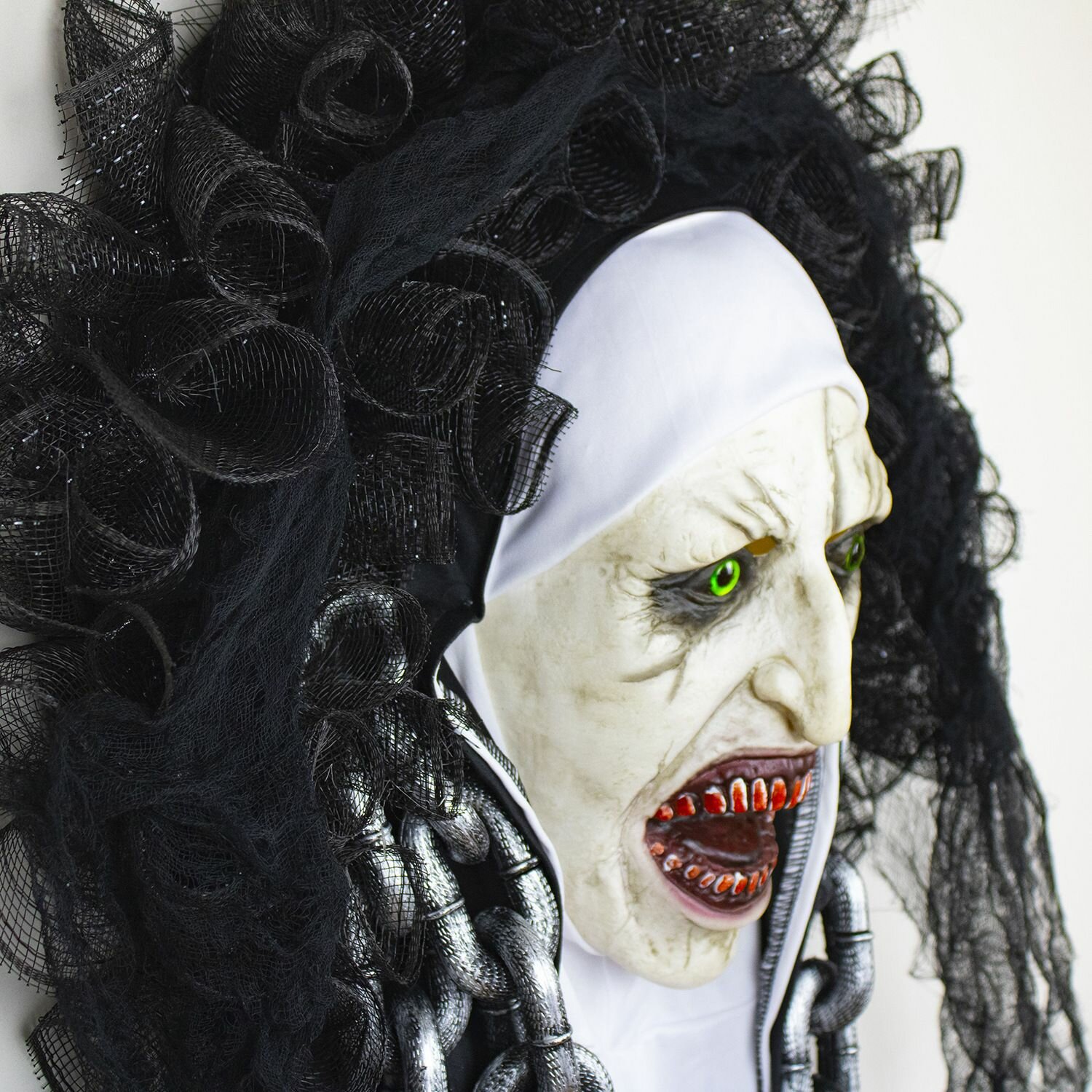 Маска на голову Валак (Valak) из фильма "Заклятие" реквизит на Хэллоуин, аксессуар к костюму для вечеринки