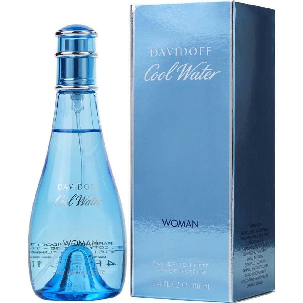 Davidoff Cool Water Woman туалетная вода 100 мл, аромат для женщин