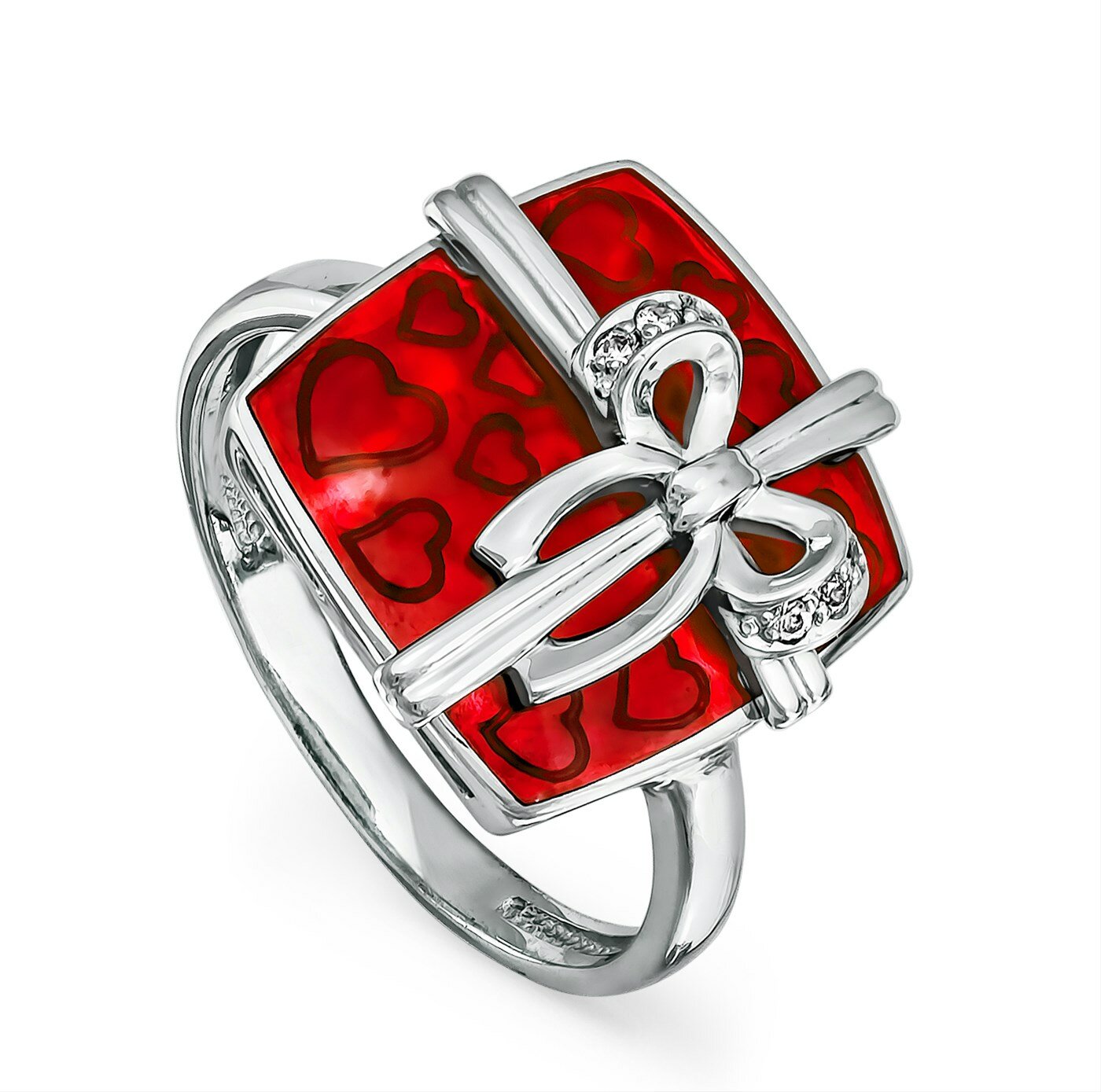 Кольцо тонкое, серебро, 925 проба