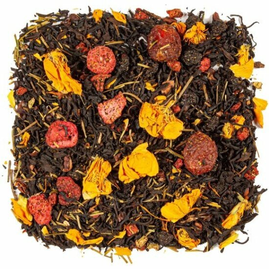 Чай черный Слон ароматизированный "Хвойная вишня" 100 г