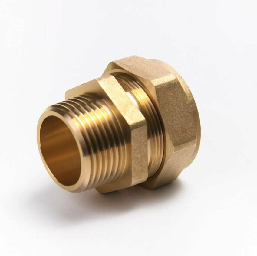 Муфта 20*3/4" Lavita труба-наружная резьба для гофрированной трубы из нержавеющей стали