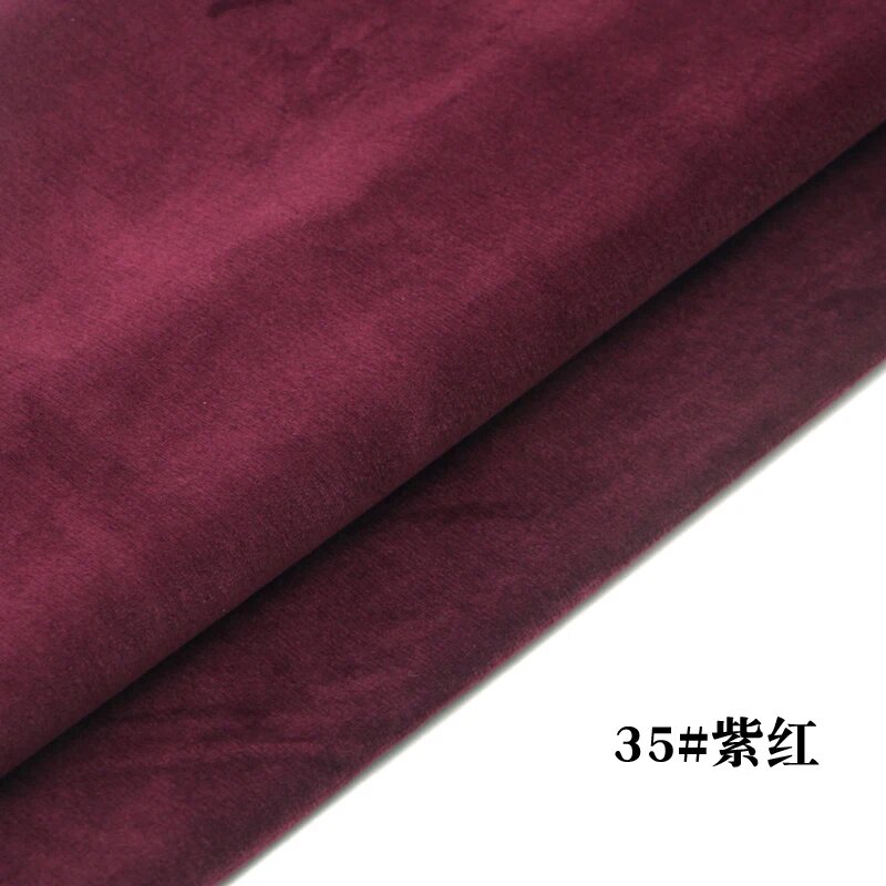 Золотой бархат Ocelot 100% хлопок 50*145 см Бордовый, yxbd1530